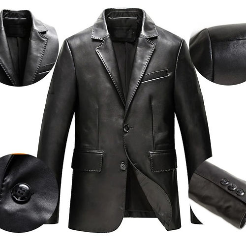 Men’s Genuine Leather Business Jacket – Lion Heart Group