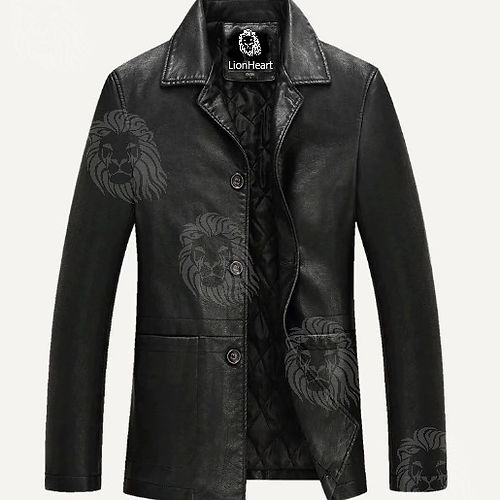 Men’s Genuine Leather Business Jacket – Lion Heart Group
